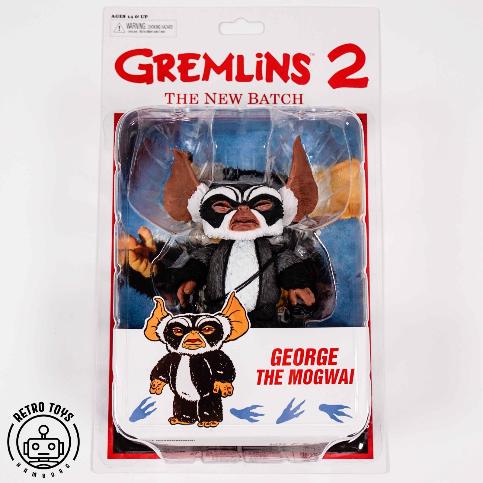 NECA MOGWAI Gremlins 2 Gizmo Punk Mohawk Daffy Lenny George Gremlin ...