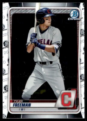 2020 Bowman Draft Chrome Tyler Freeman Cleveland Indians #BD-78 | eBay