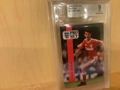 1990-91 Pro Set England 113 Ian Rush 9.0 Free Shipping | eBay
