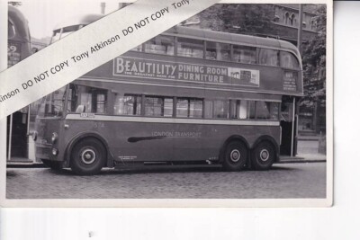 LONDON TRANSPORT - E1 TYPE TROLLEY BUS - NO. 574 ON ROUTE 669 - PHOTO ...