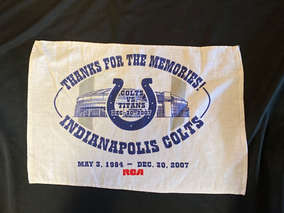 Colts Vs Titans Dec3, 2007 Thanks For the Memories RCA Hoosier Dome ...