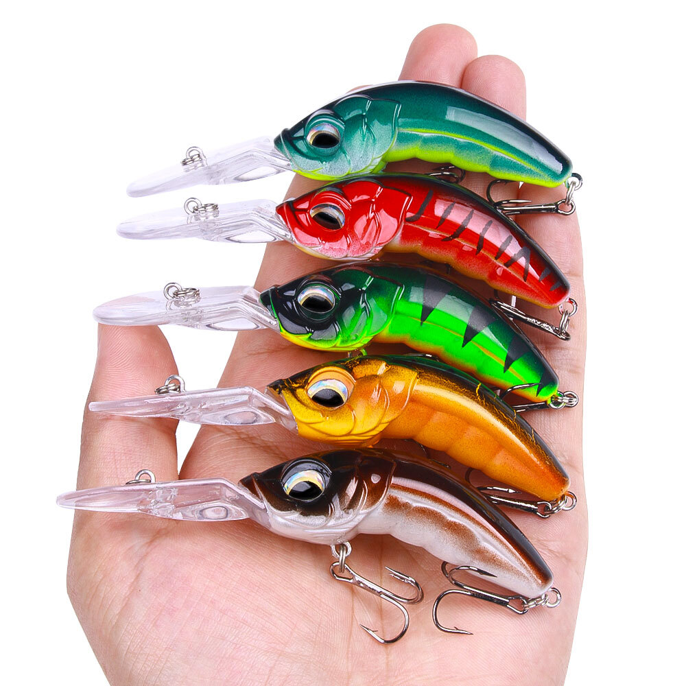 10PCS Lot Fish Bait 10.3cm/12g Minnow Fishing Lure Hook Tackle ...