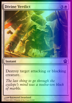 Magic the Gathering MTG Divine Verdict (8) Theros LP FOIL | eBay