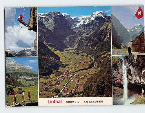 Postcard Scenes & Views Linthal Glarus Switzerland | eBay