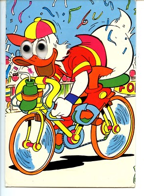 Disney Donald Duck on Bike-Bicycle Race-Google Eyes Unusual Novelty ...