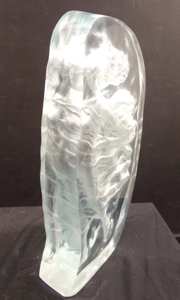 David Parvin"Dancing with the West Wind" Lucite Acrylic Sculpture woman ...