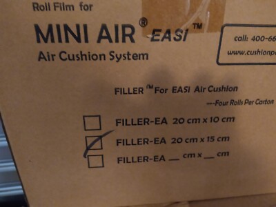 Mini Air Easi Air Cushion - Inflatable Roll Film 20cm x 15cm - Case of ...