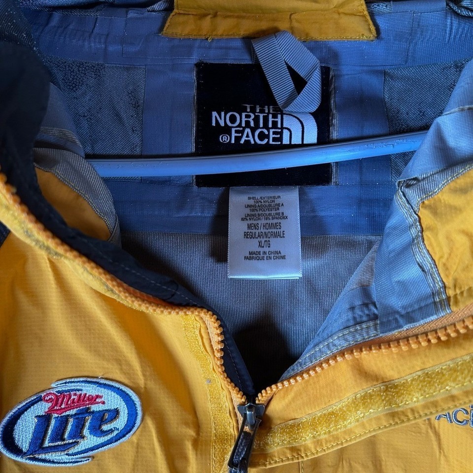 Vintage The North Face Hyvent Miller Lite Jacket Yellow Gray Full Zip ...