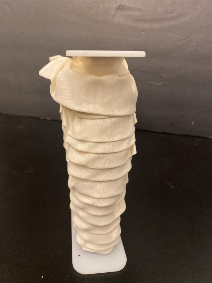 20 yd Natural 2" Ruffled Poly Cotton Fabric Trim double edging WRIGHTS ...