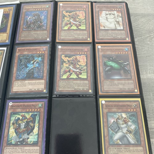Yu-Gi-Oh Binder Page Holo 8 Cards 1996 Tartaruga, Armed Dragon, Night ...