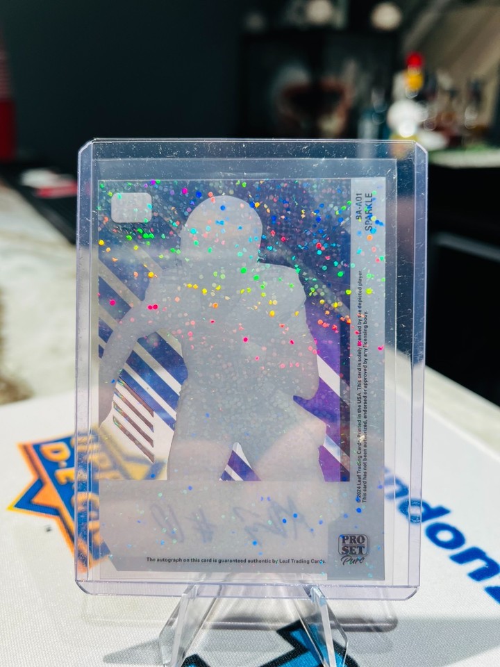 2024 Leaf Pro Set Pure Alex Orji Base SPARKLE Auto BA-AO1 Silver /6📈 ...