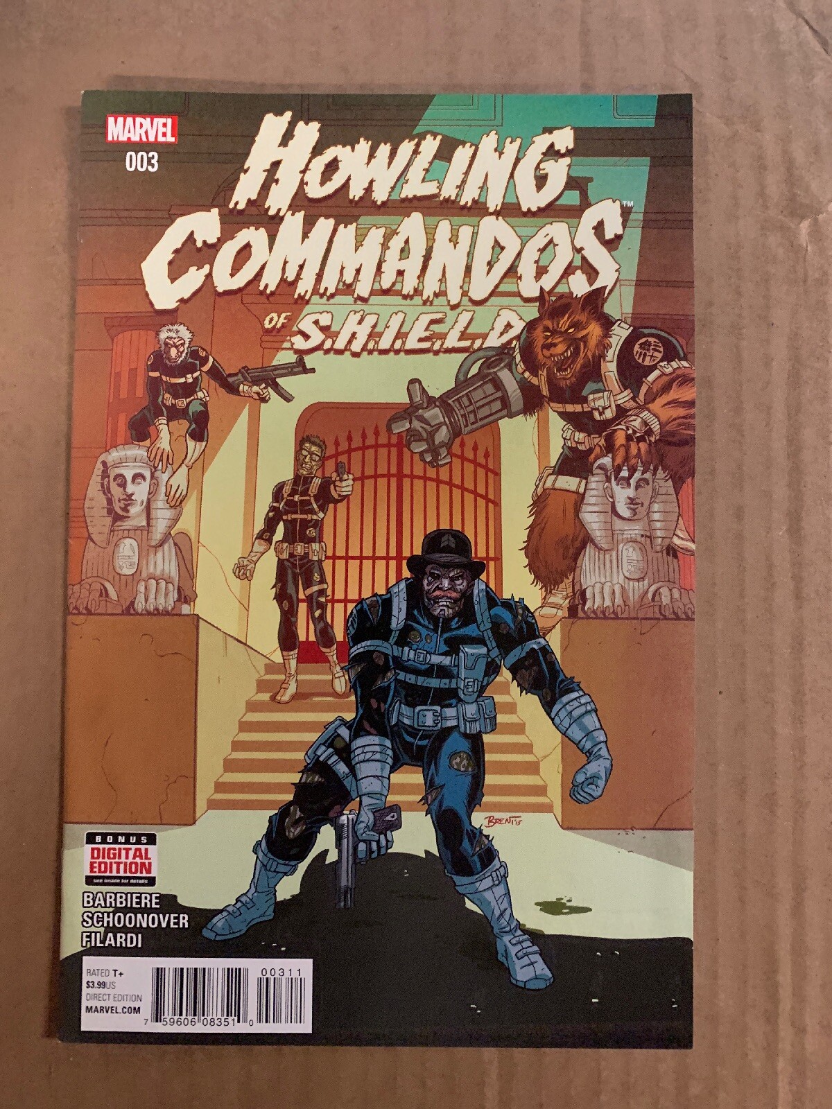 HOWLING COMMANDOS OF SHIELD #3 FIRST PRINT MARVEL COMICS (2015) MAN ...