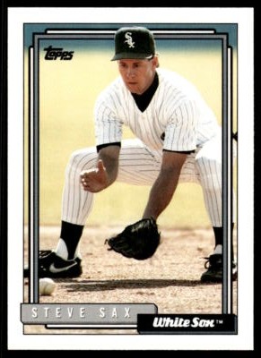 1992 Topps Traded 99T Steve Sax Chicago White Sox Baseball Card | eBay