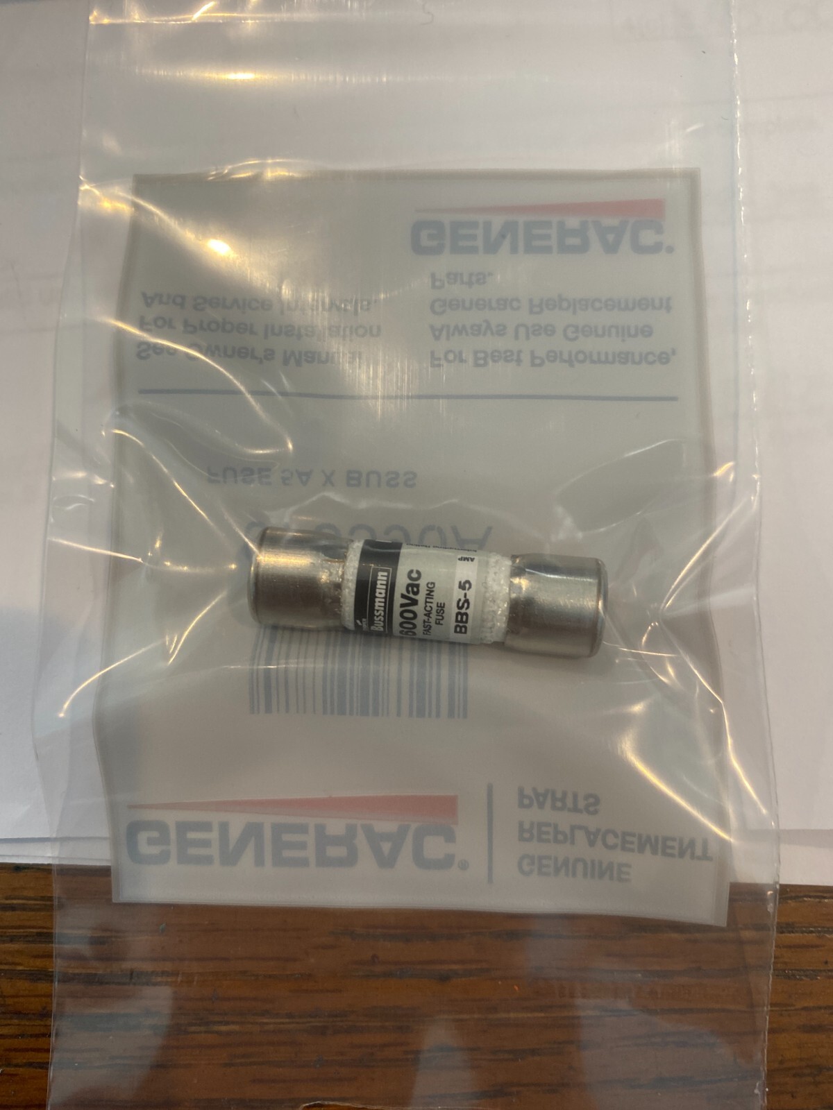 Generac Generator 5 Amp BUSS Fuse 073590A for sale online | eBay