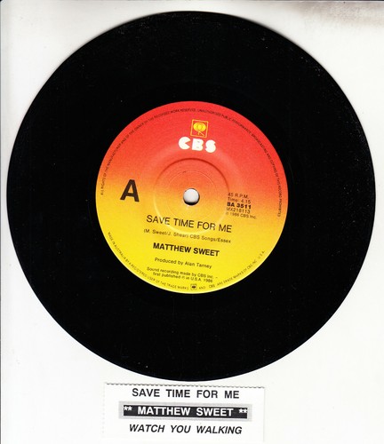 MATTHEW SWEET Save Time For Me 7" 45 rpm vinyl record NEW + juke box ...