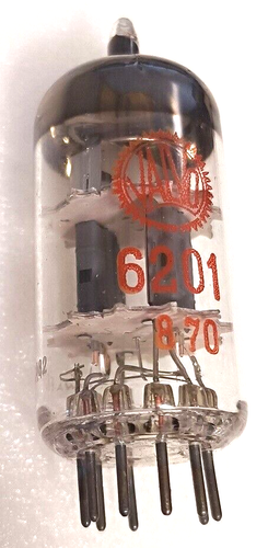 Tube 6201 VALVO LABEL ROUGE NOS NIB neuf 1 pièce en boîte BLANCHE | eBay