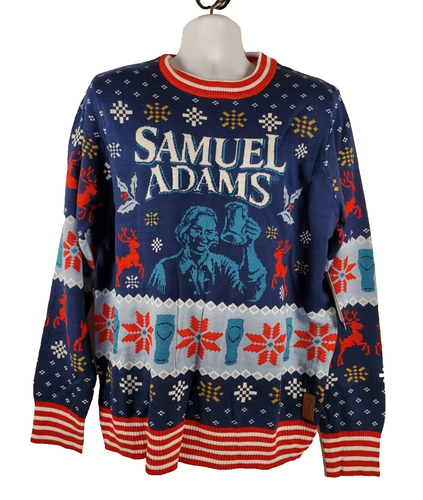 Samuel Adams Tipsy Elves Mens Large Ugly Christmas Sweater NWT | eBay