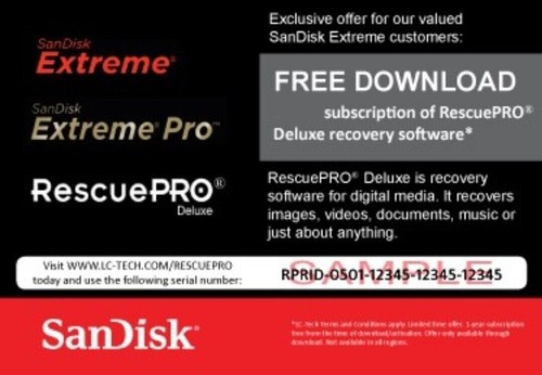 File Recovery Software - SanDisk Rescue Pro Deluxe (1 year subscription ...