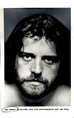 LD312 1974 Original Photo JOE COCKER Gritty Blues Rock "Unchain My ...