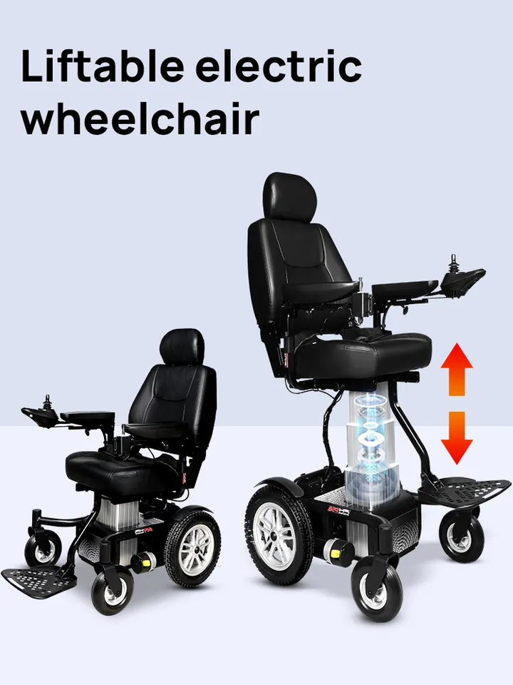 Automatic Smart Adjustable Seat Wheelchair Electric foldable for ...