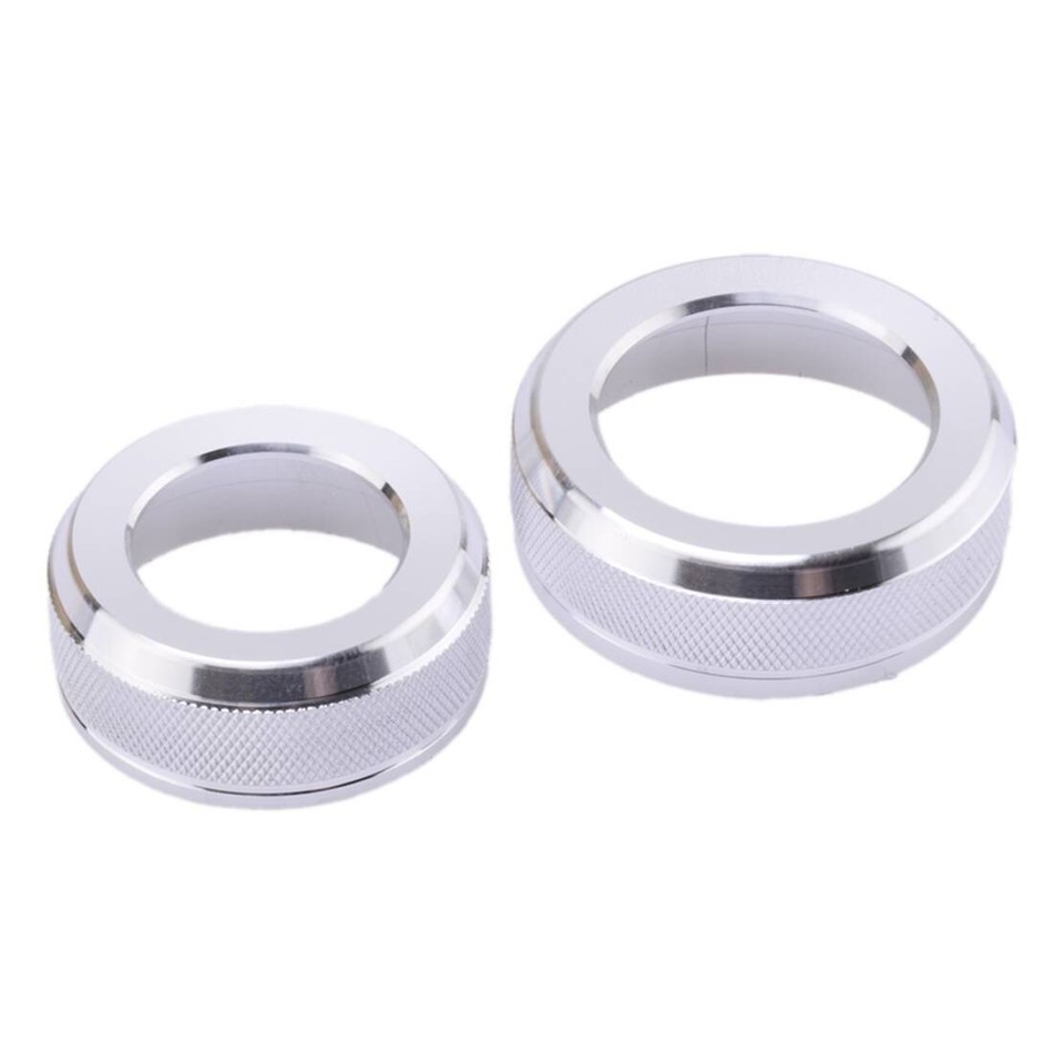 3pcs Silver AC Audio Switch Knob Trim Ring Fit For Ford Ranger 2023 ...