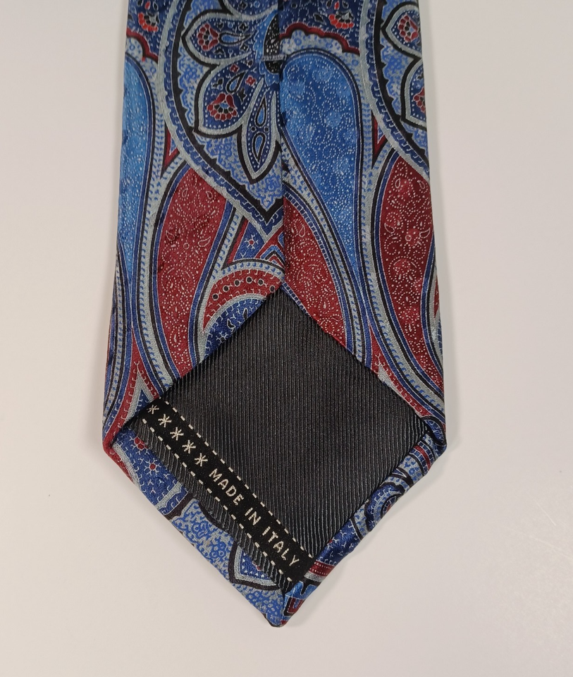 ERMENEGILDO ZEGNA XXXXX MENS NECKTIE PAISLEY SILK TIE | eBay