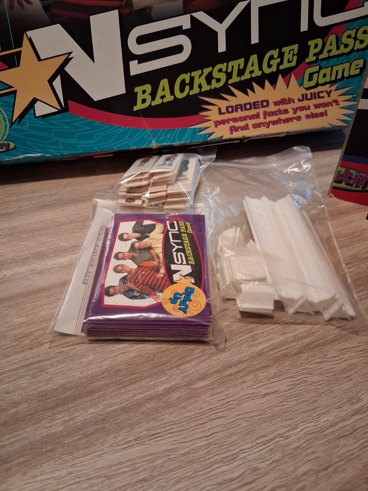NSYNC Backstage Pass Game by Patçh | eBay