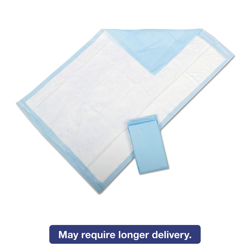Medline Protection Plus Disposable Underpads 23 x 36 Blue 25/Bag ...
