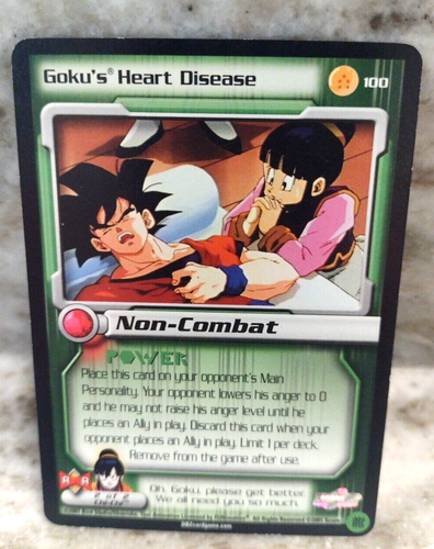 Dragon Ball Z CCG Limited Goku's Heart Disease #100 | eBay
