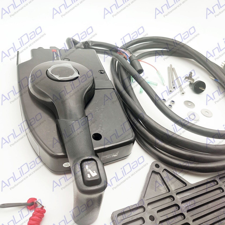 Mercury Side Mount Outboard Remote Control Box / Power Trim Tilt 8 Pin ...