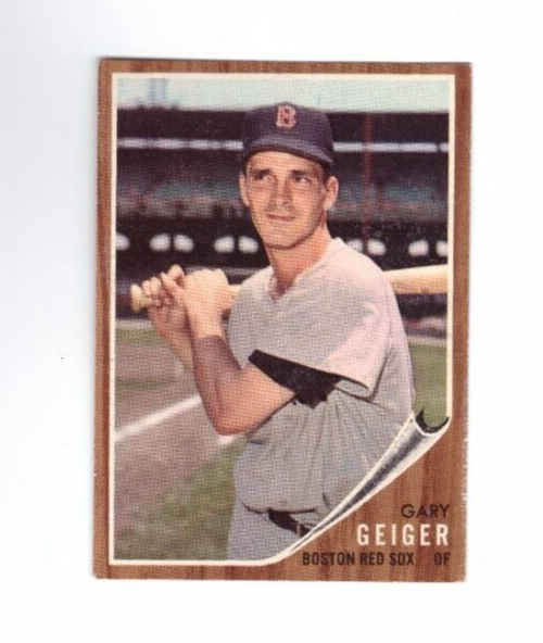 1962 Topps Baseball card #117 Gary Geiger Red Sox | eBay