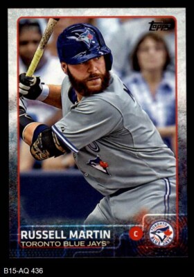 2015 Topps #436 Russell Martin Blue Jays 8 - NM/MT | eBay