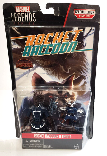 Marvel Legends Comic 2-pack Groot Rocket Raccoon Infinite Guardian Of ...