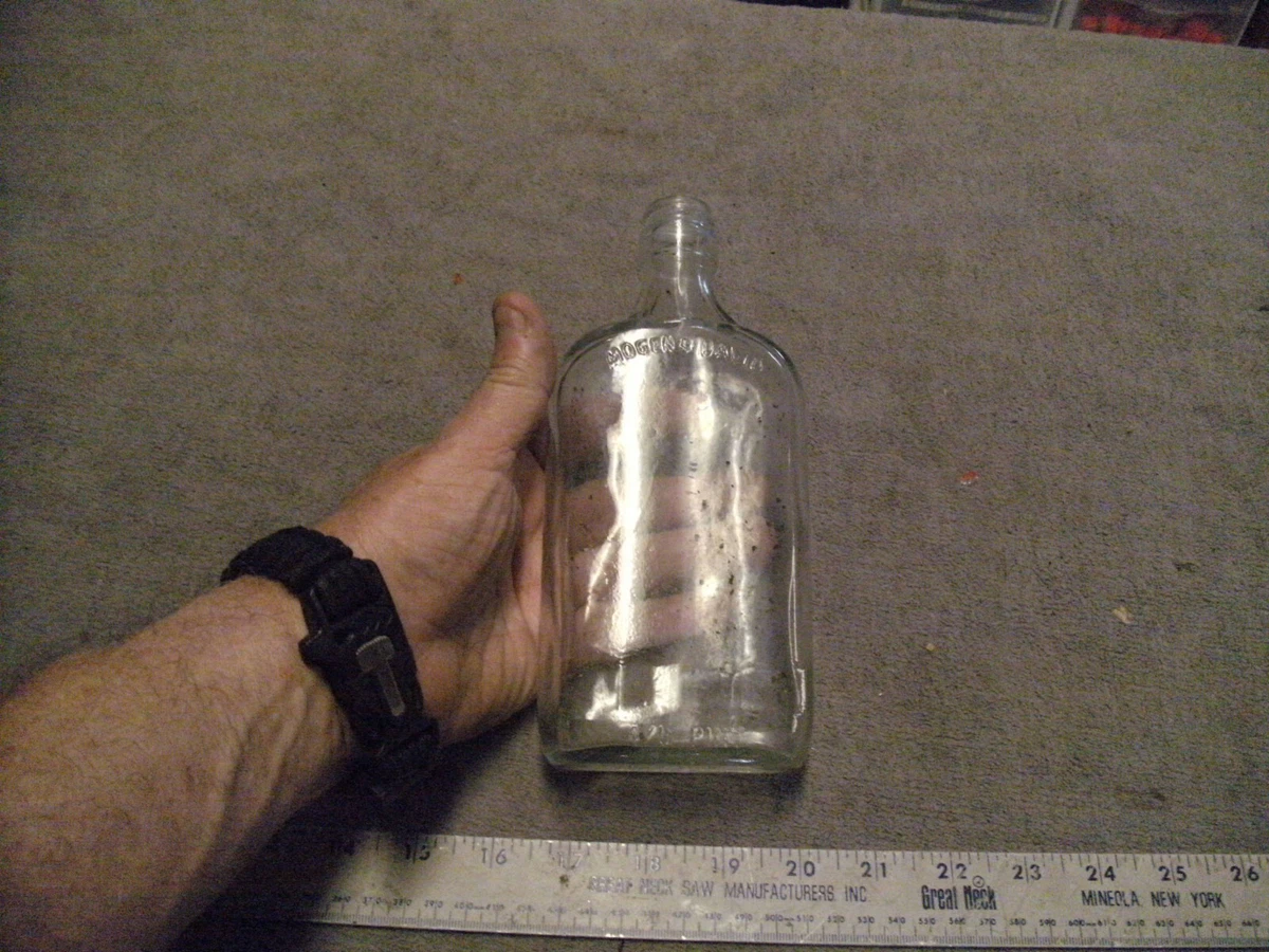 No Label Wine Bottle