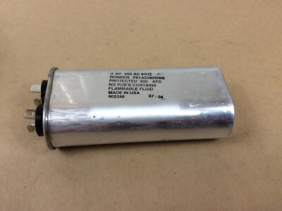 Ronken P61A23805H02 Motor Run PIO Capacitor 8 MF 660 AC 60HZ New | eBay