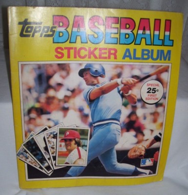 Topps Baseball Sticker Album 1980 Special First Edition Partially ...