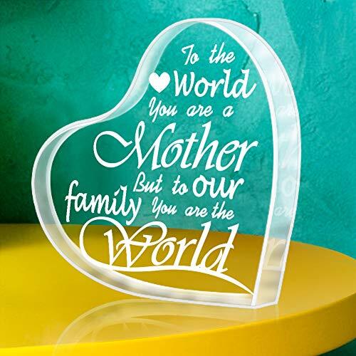 Mothers Gifts for Mom4" Heart Shape for for Momto The WorldYou are A ...