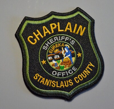 Stanislaus County California Sheriff Chaplain Patch ++ Mint CA | eBay