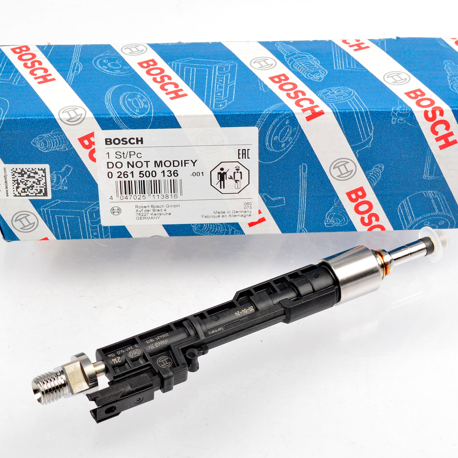 4x BOSCH 0261500136 Einspritzventil für BMW 5 F10 F18 F13 6 F06 F12 F13 ...