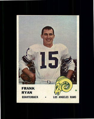 1961 Fleer #98 Frank Ryan - Los Angeles Rams NM/MT (C02) | eBay