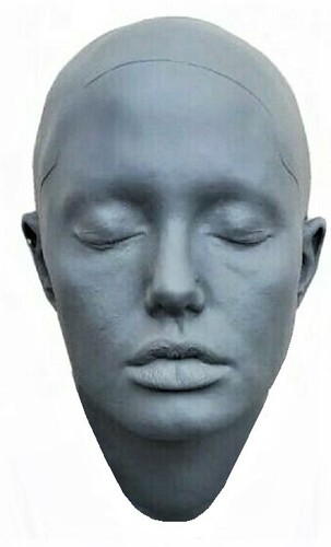 life size bust angelina jolie life mask...white | eBay UK