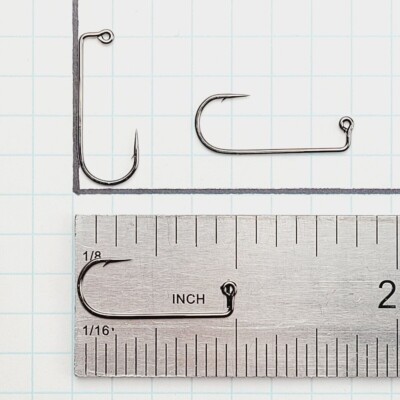 Mustad Jig Hooks 32833NP-BN-4-100 Aberdeen 2X Strong Black Nickel 90 ...