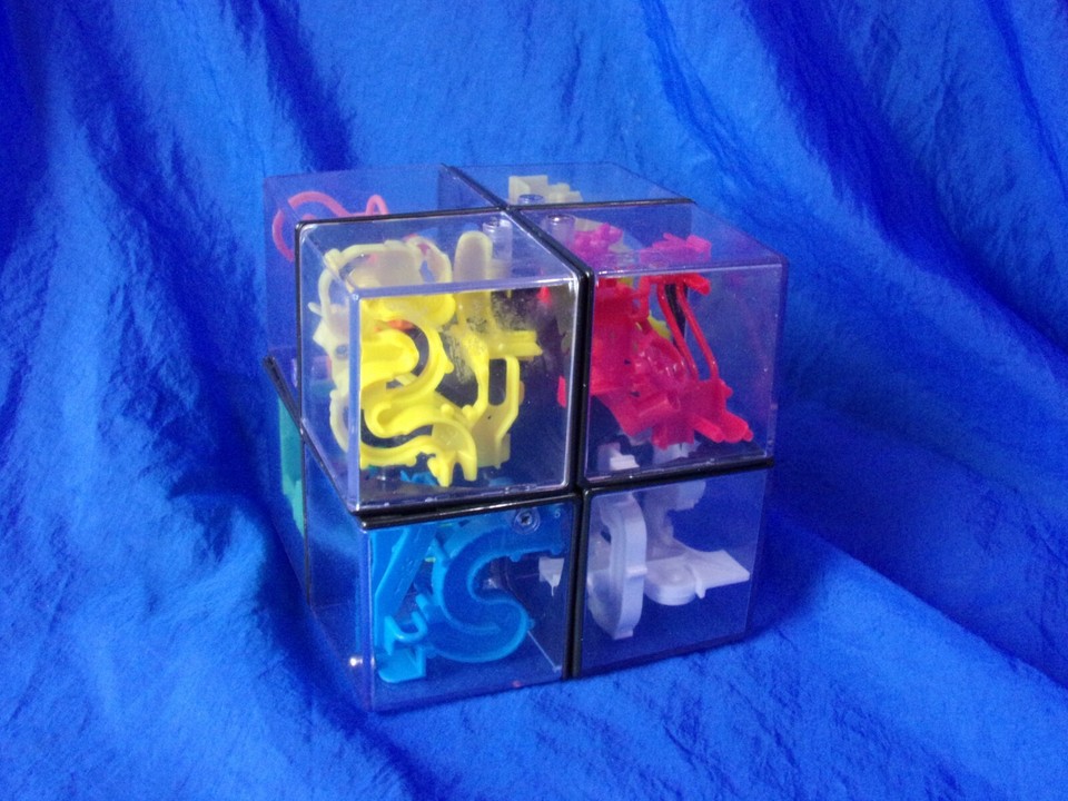 Rubik’s Perplexus Hybrid Mind Challenging Puzzle Maze w/ 100 Obstacles ...