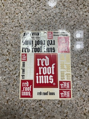 Vintage Parma 10631 Red Roof Inns Decal Sticker Sheet RC Pan Car Body ...