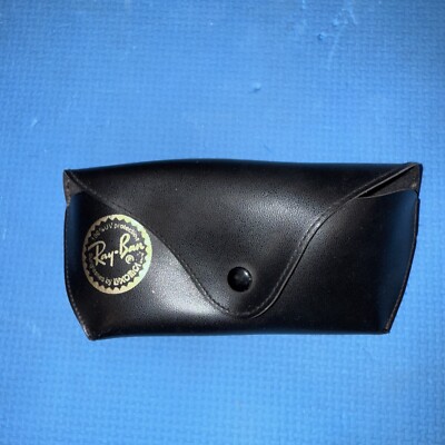 Ray Ban Black Leather Universal Soft Sunglasses Case | eBay