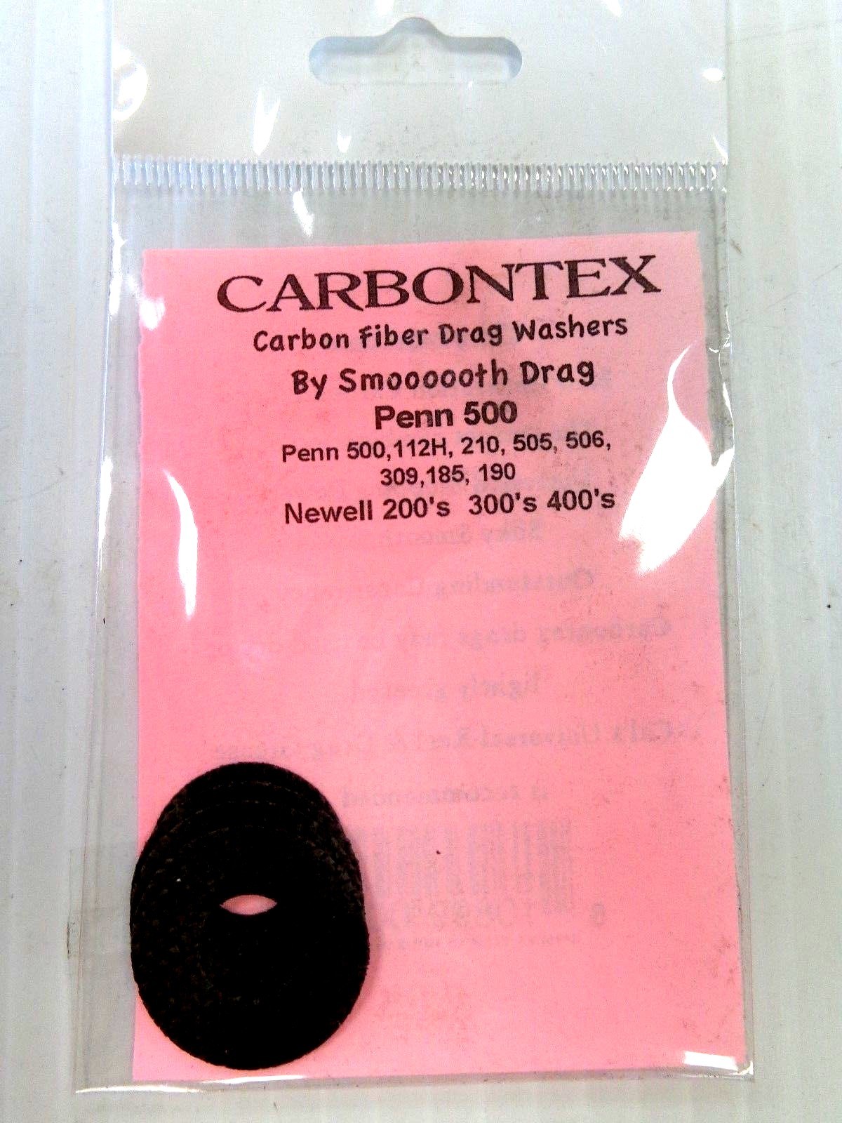 Carbontex Carbon Fiber Drag Washers PENN 500 Penn 112H 210 505, NEWELL ...