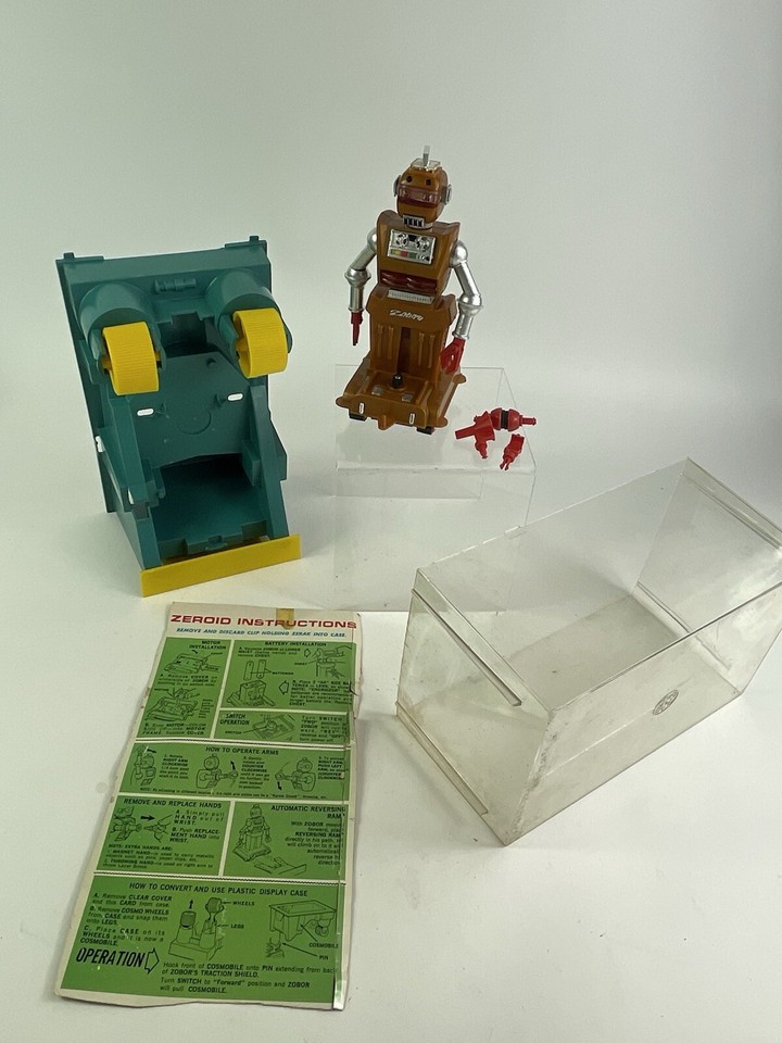 Ideal Zeroid Robot Zobor Vintage 1960's Monty Never Used With Box | eBay