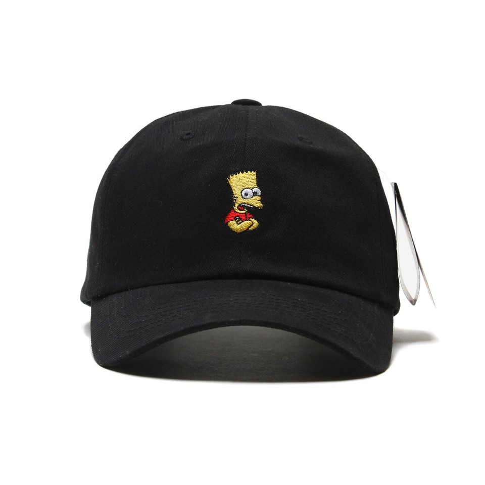 Licensed Unisex Mens The Simpsons Bart Simpson Baseball Cap Trucker ...