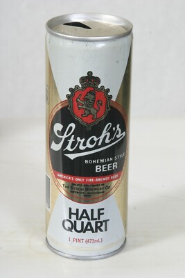 Stroh's beer can - 16oz Tall Profile | eBay