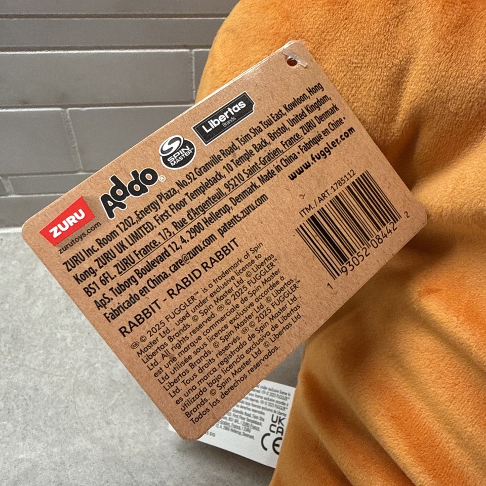 Fuggler Funny Ugly Monster Big Fugg Rabid Rabbit Monster 18" Brown ...